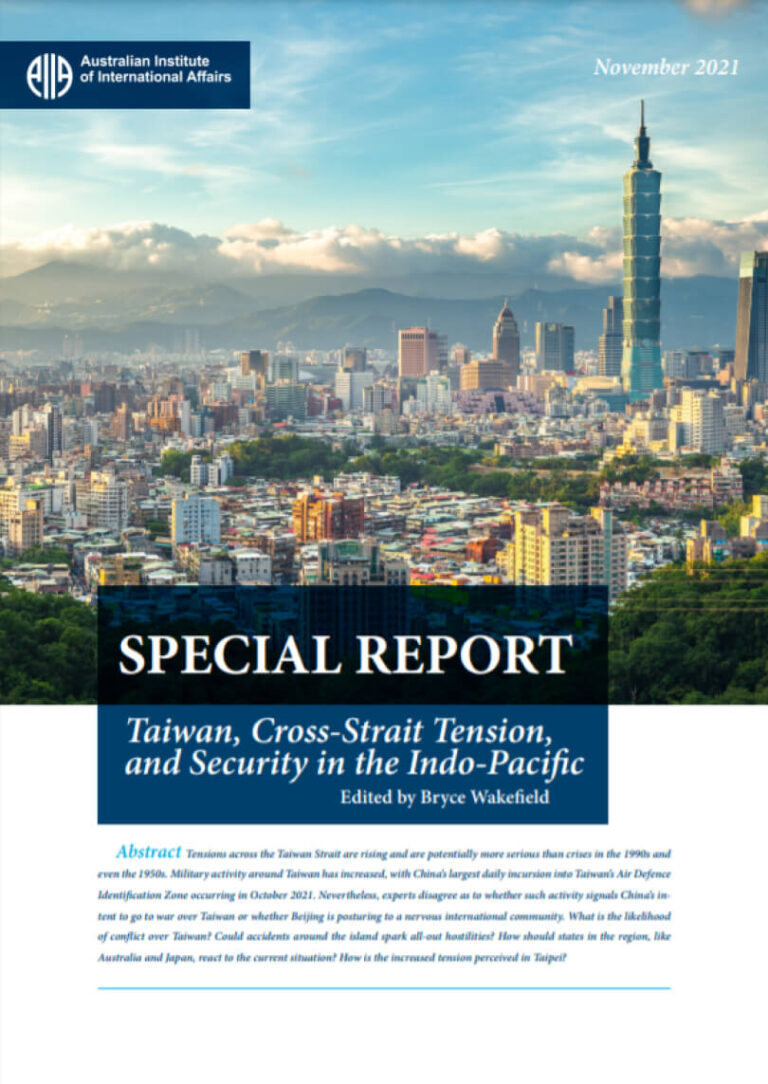 Taiwan, Cross-Strait Tension, and Security in the Indo-Pacific ...